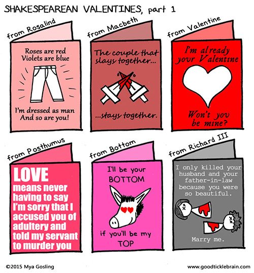 To be or not to be your valentine: Shakespearean expressions of love ...